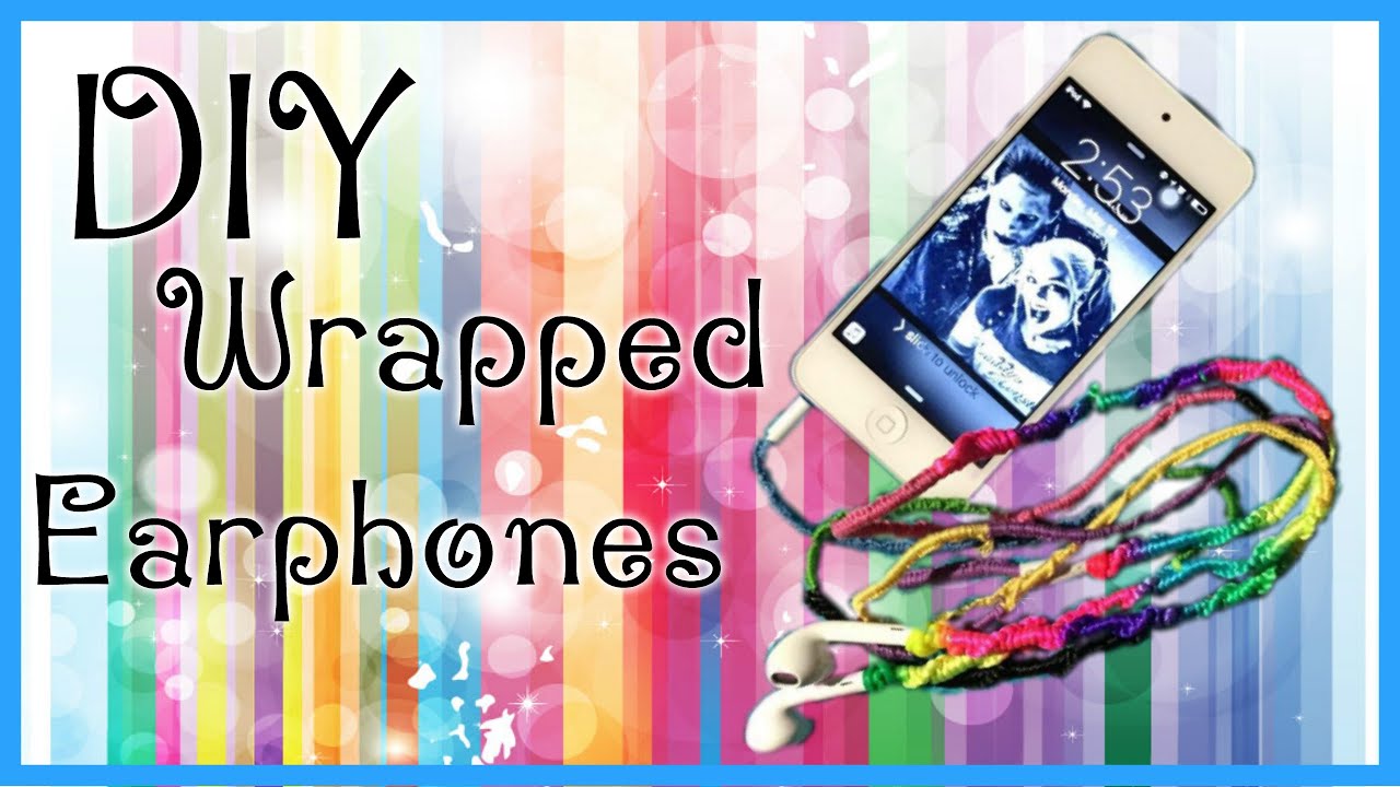 DIY Wrapped Earphones - YouTube