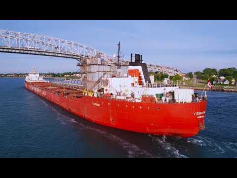 CSL FRONTENAC - Downbound Port Huron, Michigan 6-1-2024 - YouTube