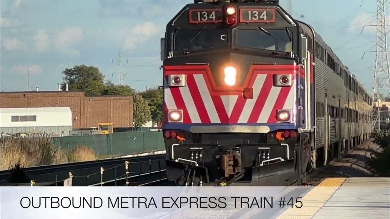 The Complete Metra Evening Rush Hour At Berkeley On October 9, 2023 - YouTube