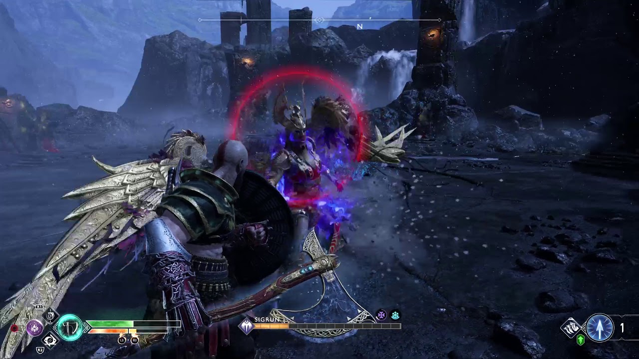 God of War: Sigrun Boss Fight - YouTube