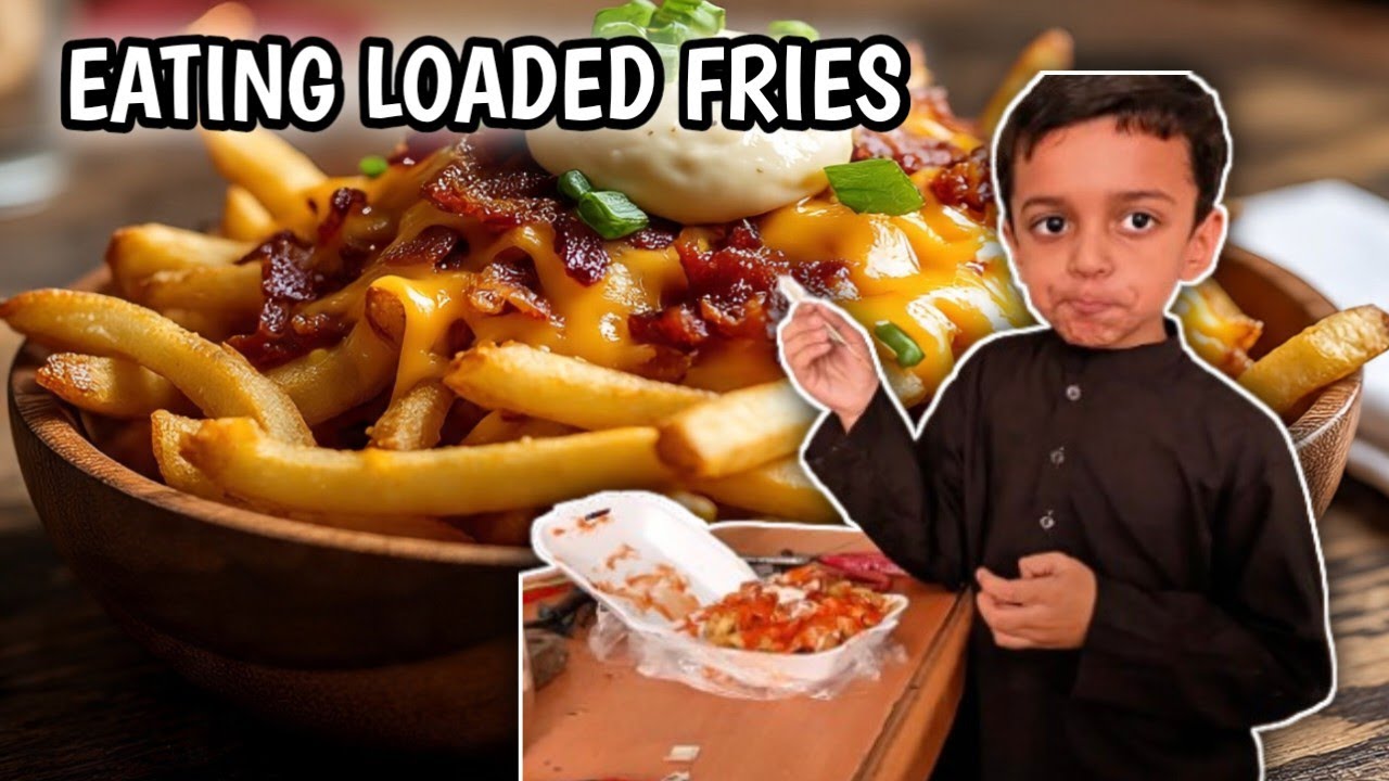 Muhammed Umar Is Enjoying Yummy Loaded Fries | Daily Vlog - YouTube