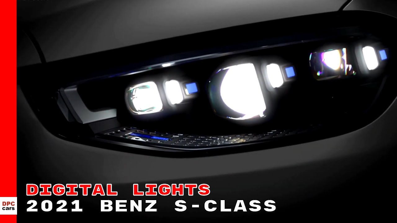 2021 Mercedes Benz S Class Digital Lights - YouTube