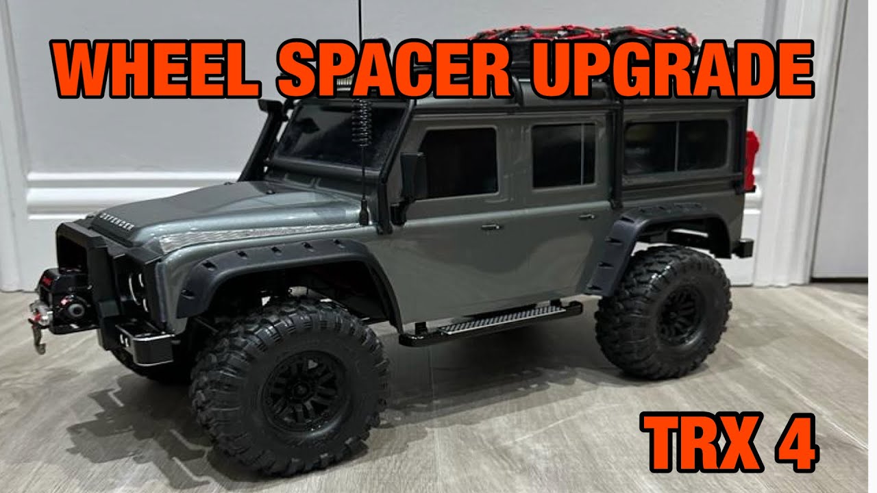 Traxxas TRX 4 upgrade for wheel spacers - YouTube