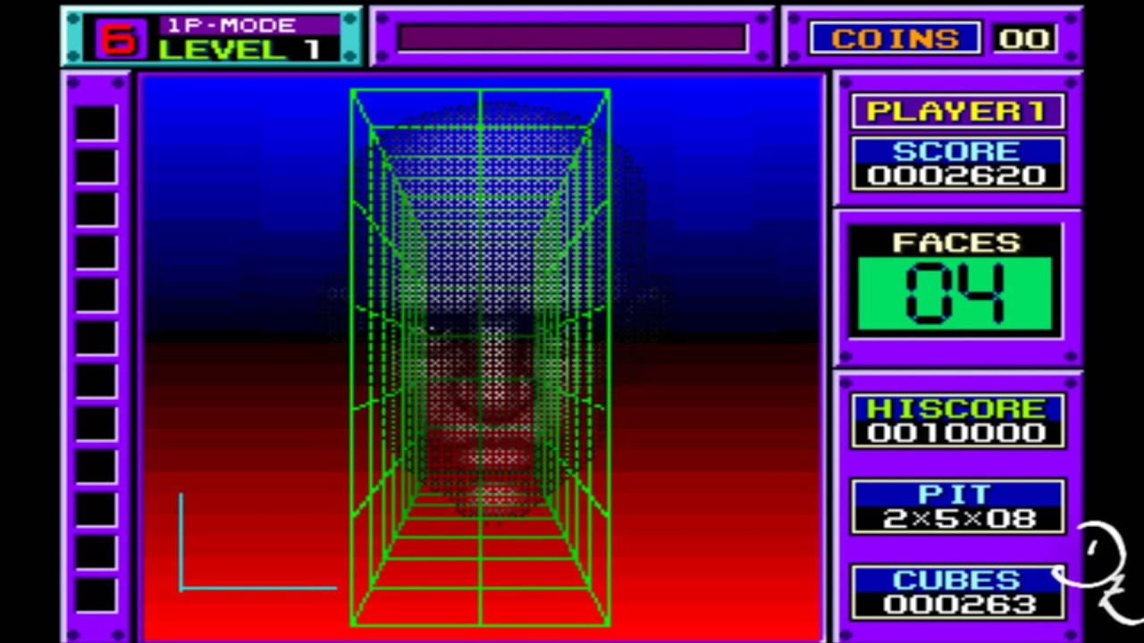 Block Out (1989, Arcade/Mame) - YouTube