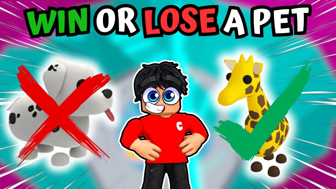 WIN OR LOSE A PET in ADOPT ME! Gewinn oder du verlierst das Pet! (Teil ...