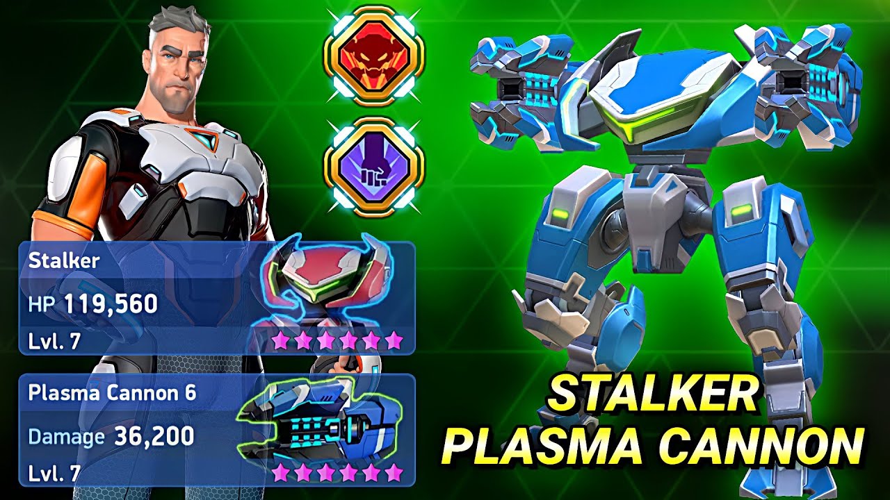 Stalker with Plasma Cannon 6 - Mech Arena - YouTube