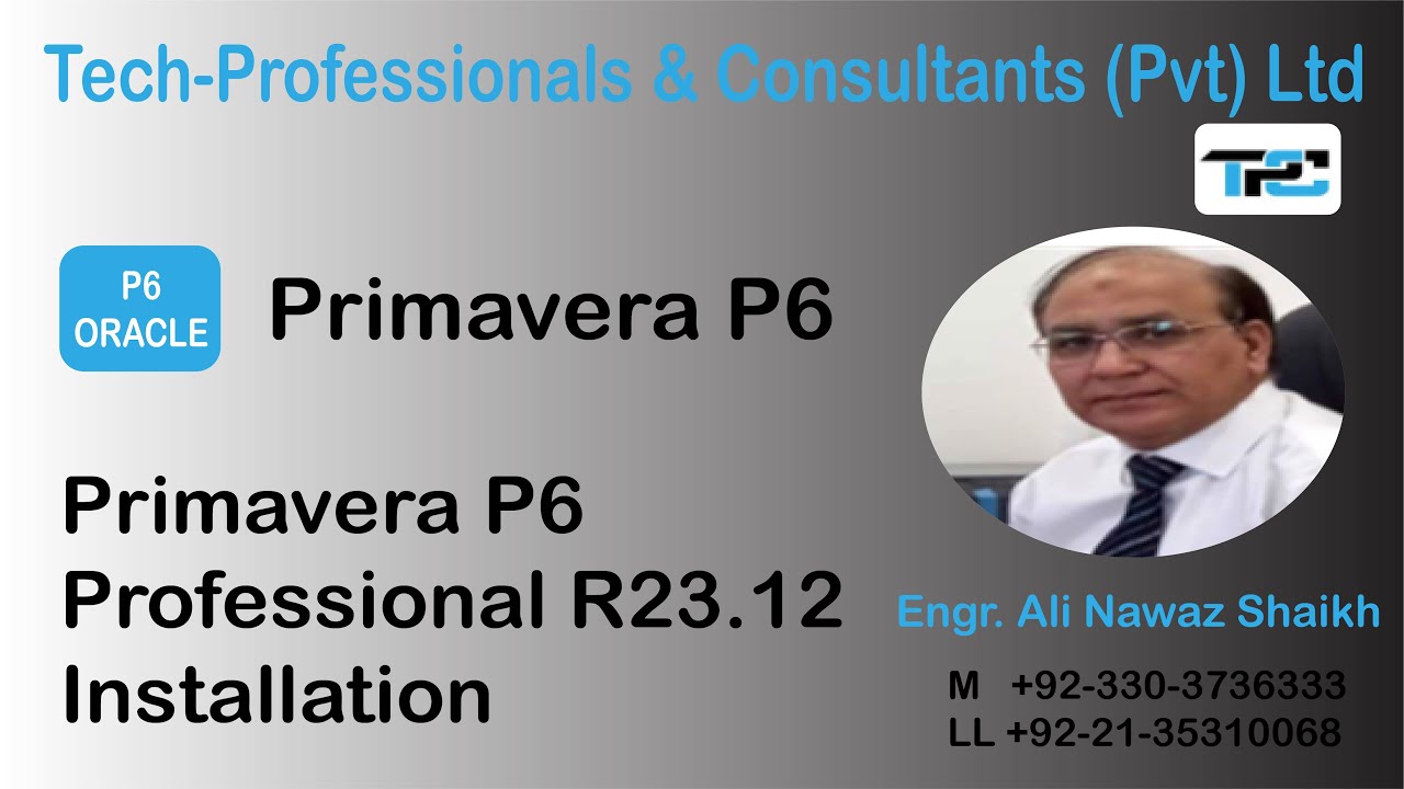 How to install Primavera P6 Professional R 23.12 Latest Version? - YouTube