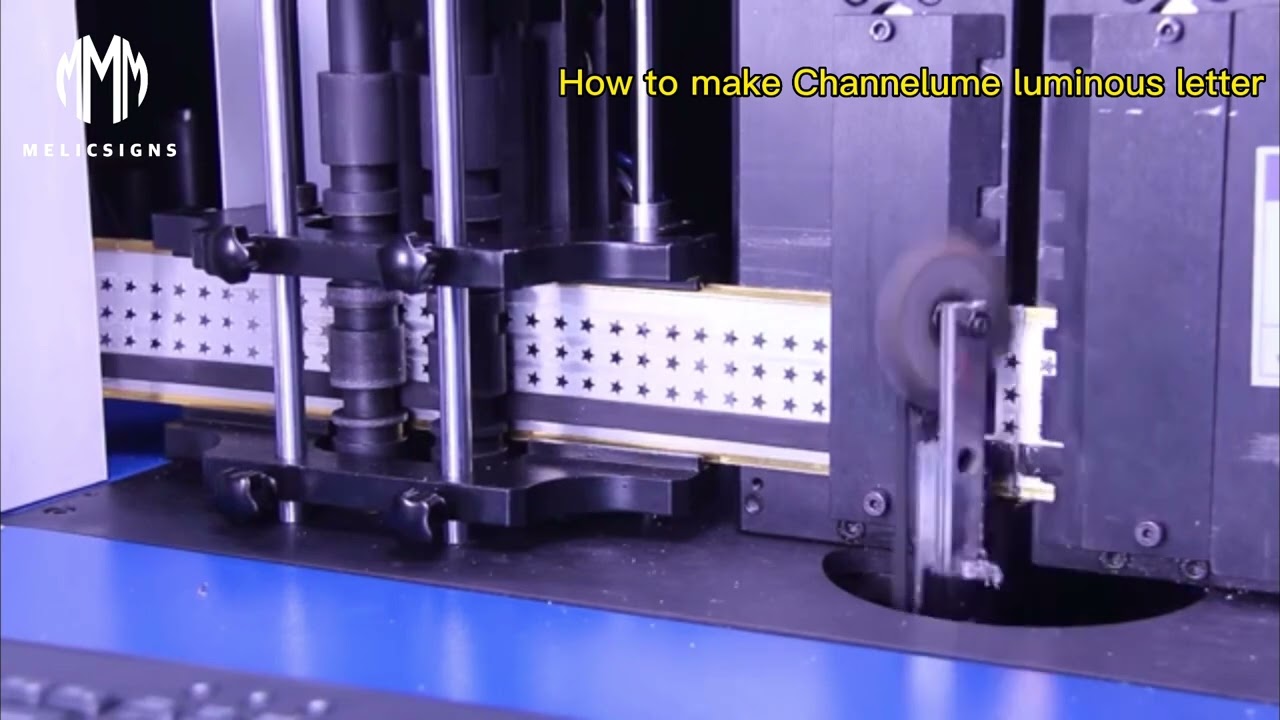 Melicsigns - How to make Aluminum Channelume Trim Cap Channel Letter ...