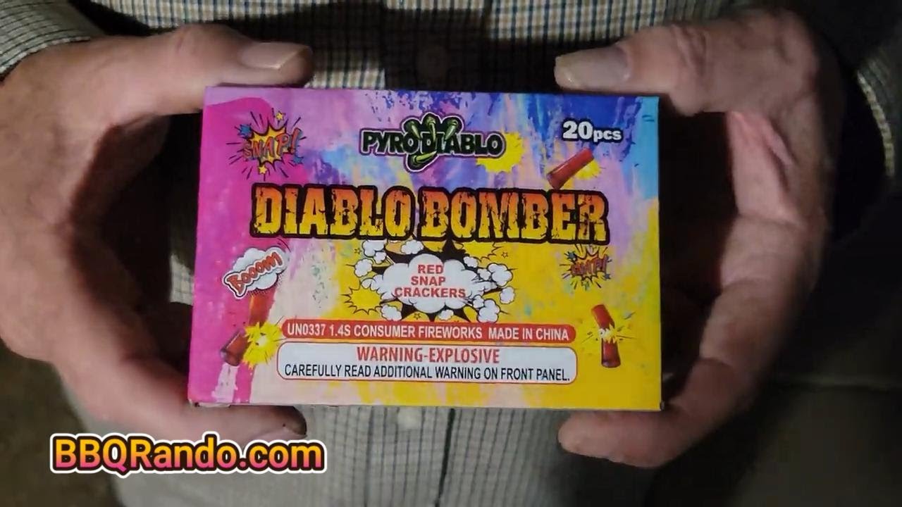 Diablo Bomber Snaps - Pyro Diablo Fireworks - YouTube