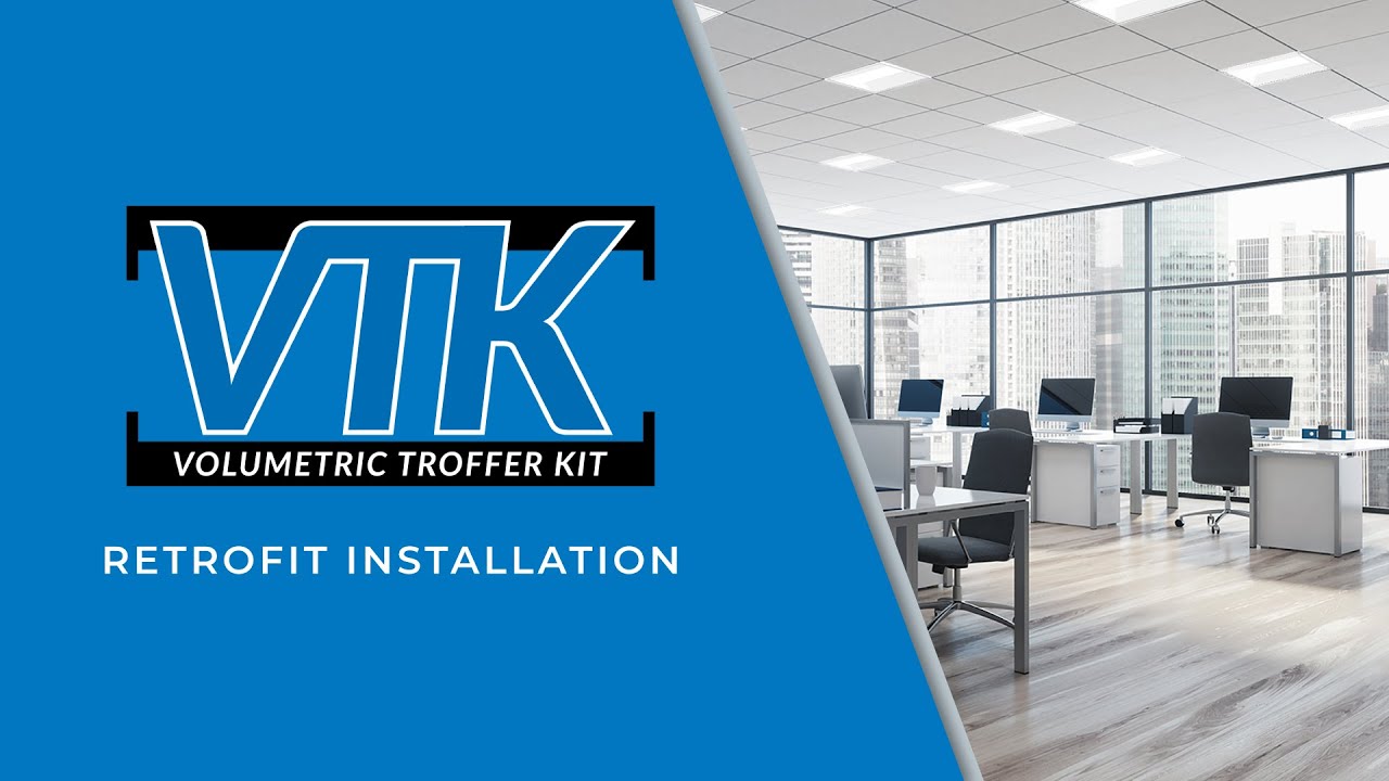 VTK (Volumetric Troffer Kit) | LED Lighting Solutions - YouTube