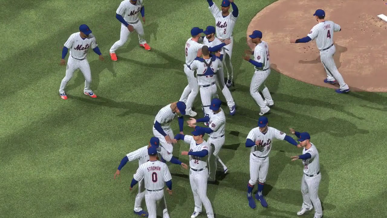 MLB The Show 20 - New York Mets World Series Celebration - YouTube