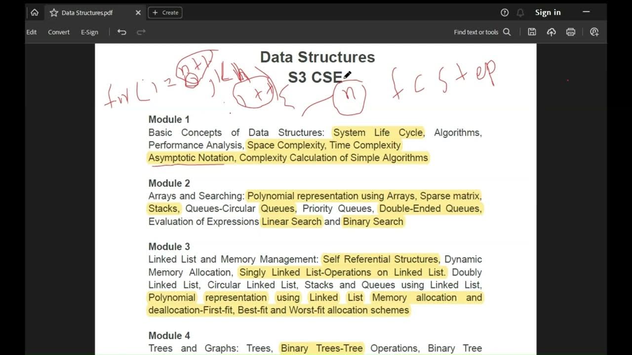 CST201 | DATA STRUCTURES | KTU | SEM EXAM | S3 | Revision #CST201 #datastructures #ktu - YouTube