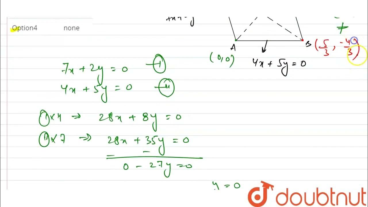 two-sides-of-a-parallelogram-are-along-the-lines-4x-5y-0-and-7x