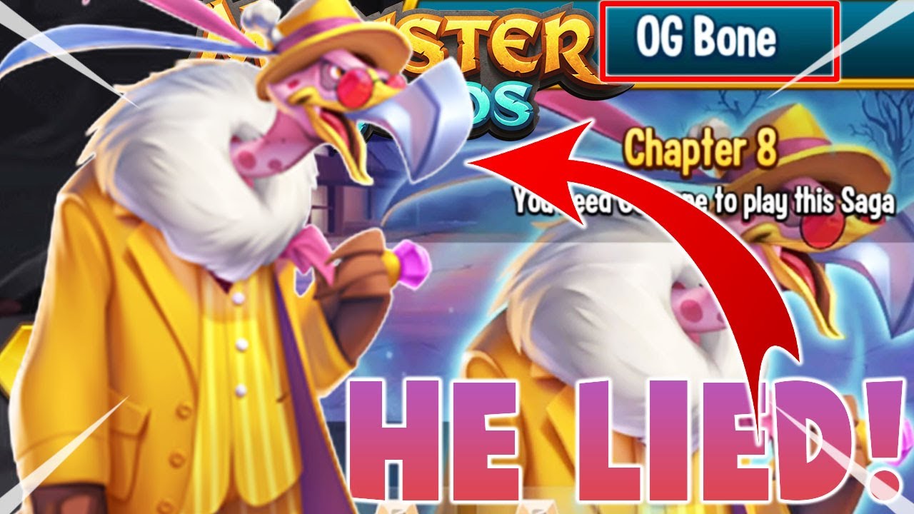 Monster Legends: OG Bone Chapter 8 Era Saga Storymode! OG Bone Is a ...