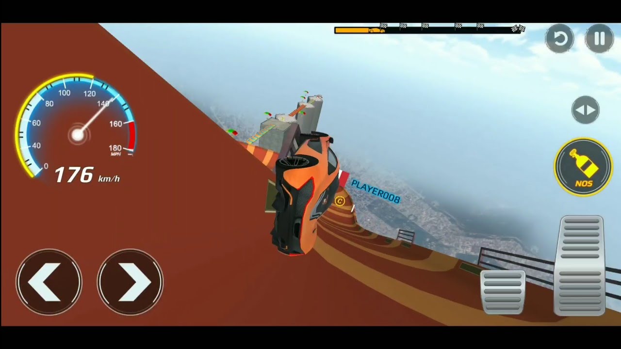IMPOSSIBLE MEGA Ramp - Multiplayer Fast Sports Car Ramp Racing Gameplay ...