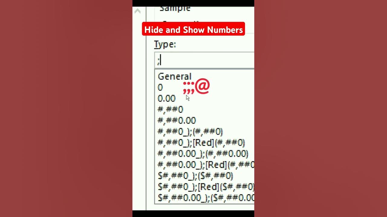Hide And Show Numbers Excel Excelshortcuts Exceltips Exceltricks Ytshort Youtubeshorts