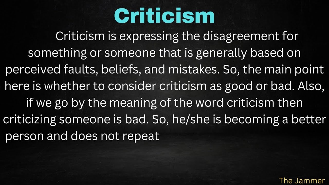 Essay On Criticism With Easy Language In English | - YouTube