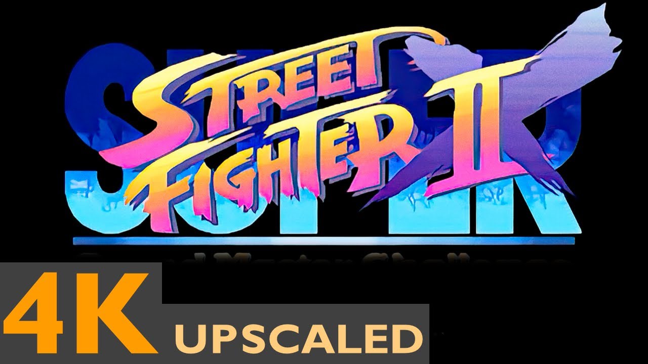 Super Street Fighter II Turbo - INTRO - AI Upscaled [4K HD 60fps] - YouTube