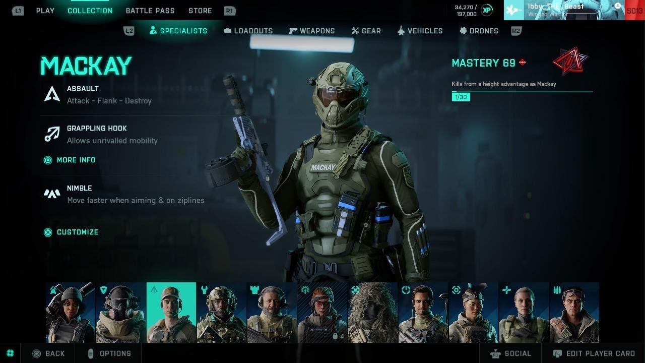 Battlefield 2042 New Specialist and Season 1 Menu - YouTube