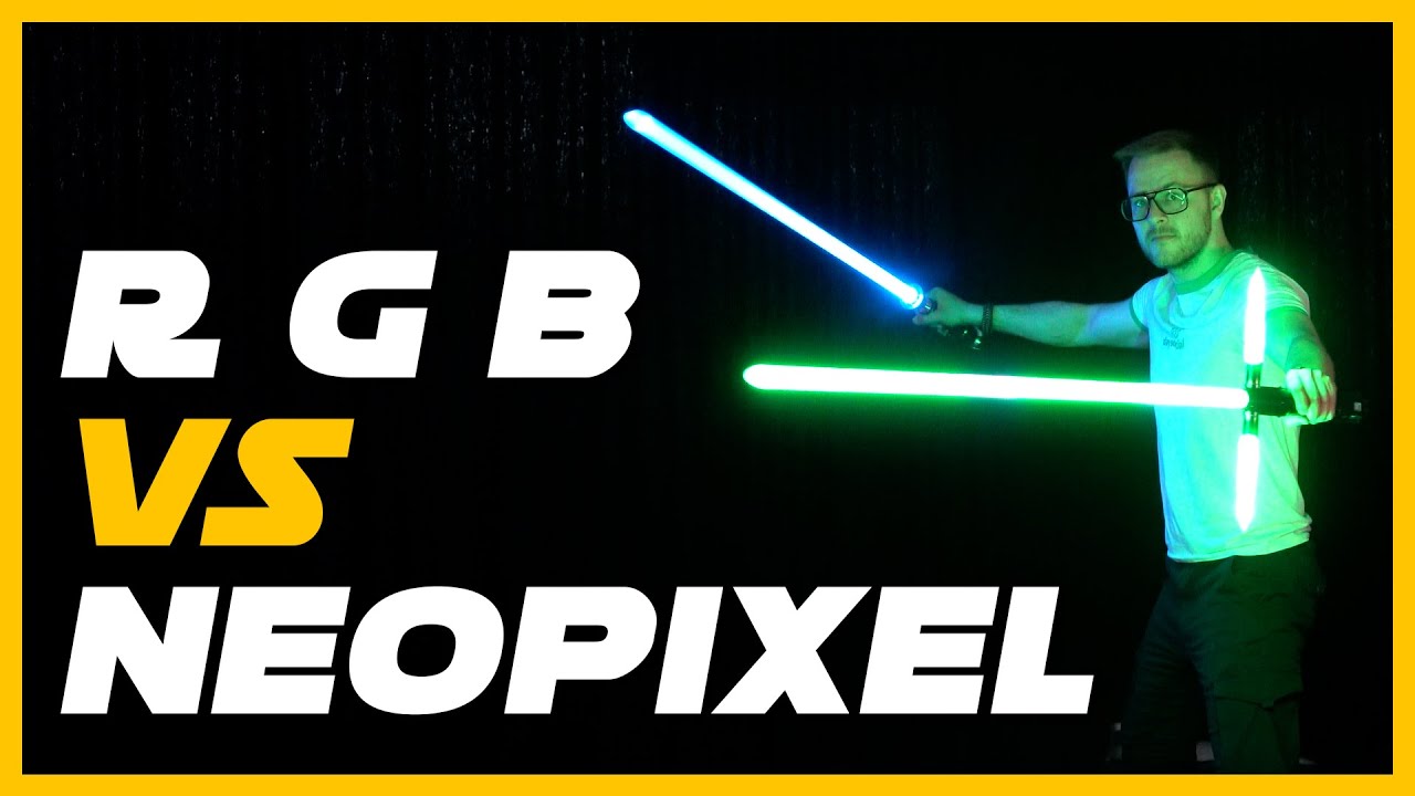 RGB vs NEOPIXEL Lightsaber - Was braucht mein Lichtschwert? | Star Wars ...