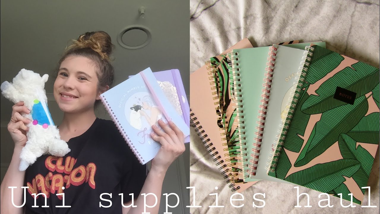 Uni supplies haul | back to school - YouTube