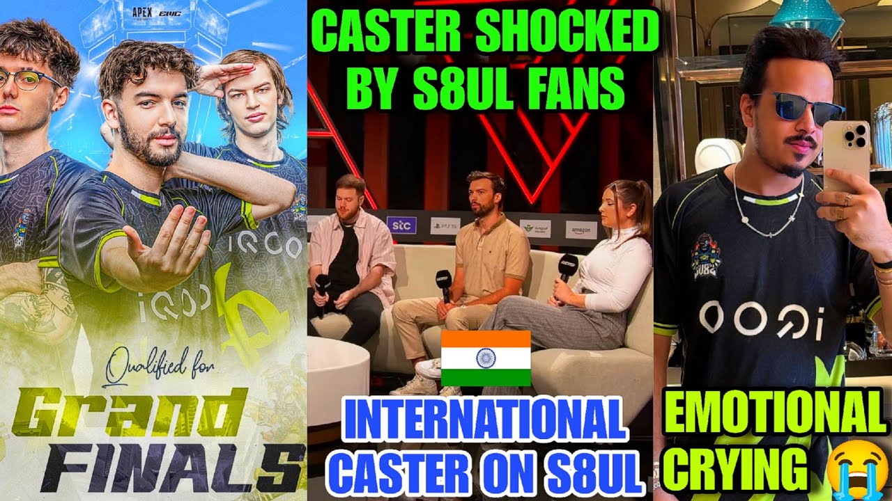 S8UL INDIA FANS SHOCKED EWC CASTER 🇮🇳 THUG CRYING 😭 S8UL CREATE A ...