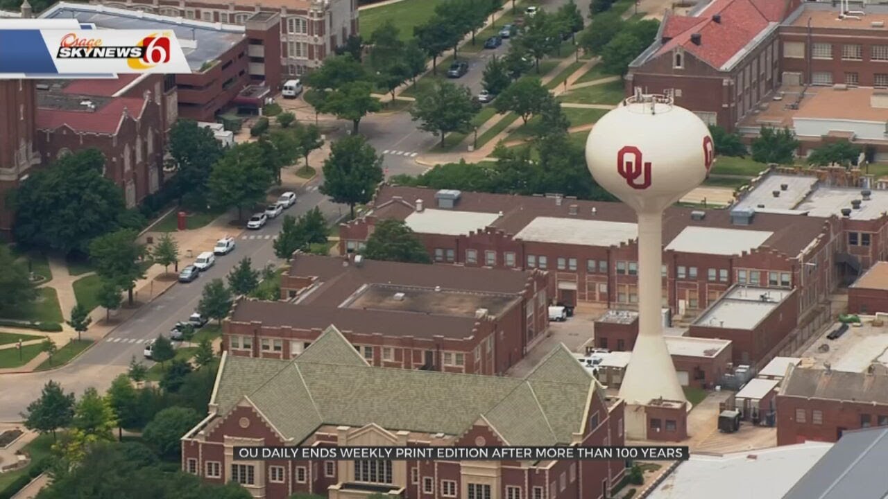 OU Daily Ends Weekly Print Edition After More Than 100 Years - YouTube