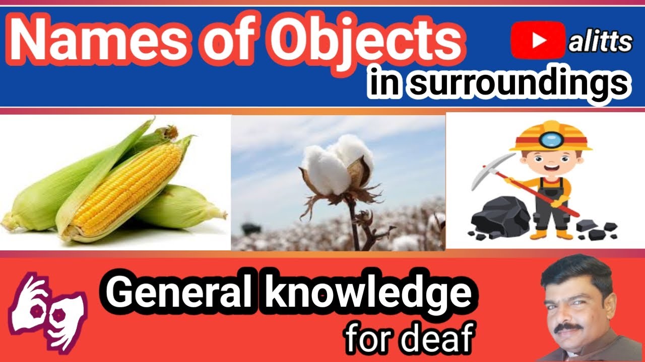 General Objects names for deaf | Learn How to Sign Language ...