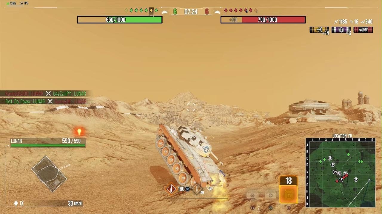 World of Tanks console: Mars mode - YouTube