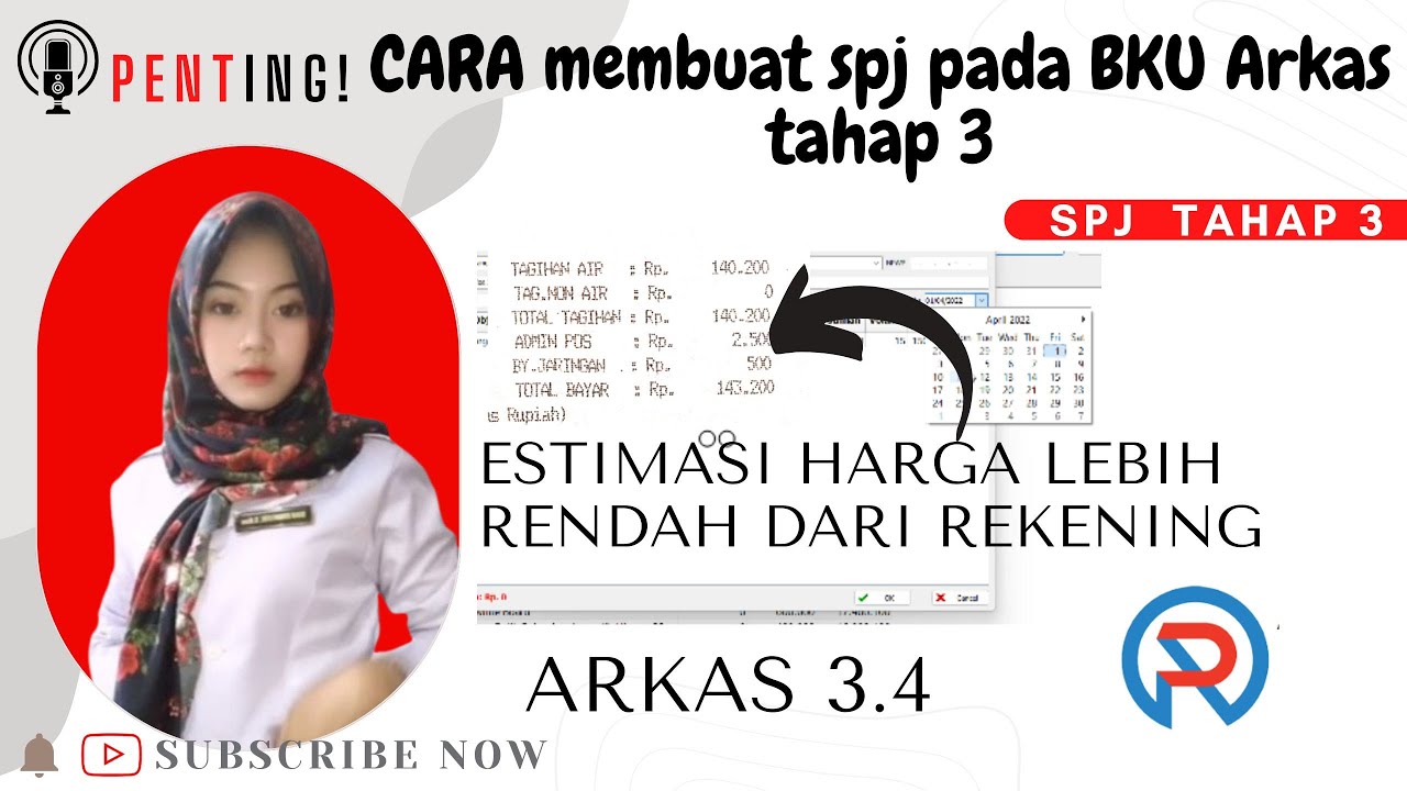 TUTORIAL CARA MENGISI BKU TAHAP 3 JIKA ESTIMASI HARGA LEBIH RENDAH DARI ...