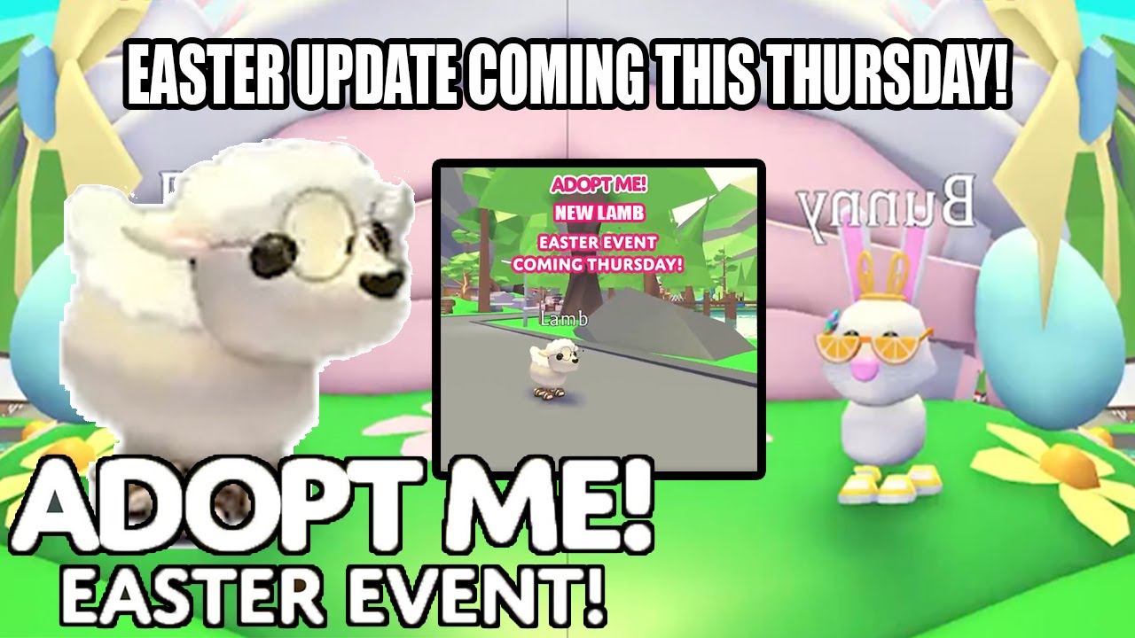 NEW ADOPT ME EASTER EVENT COMING TOMORROW 2021-NEW LAMB NEW FURNITURE ...