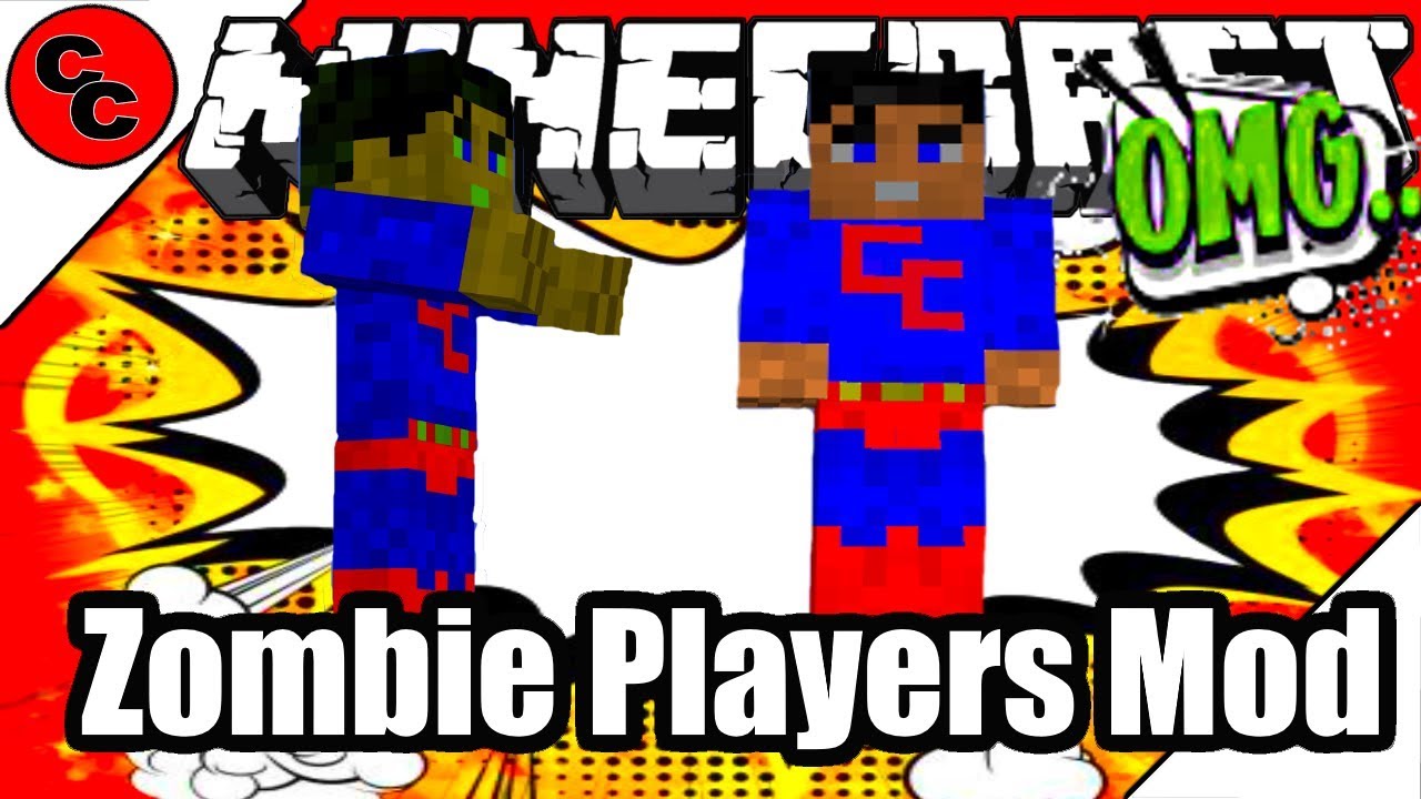 Minecraft Mods: " Zombie Players Mod 1.12.2 " - YouTube