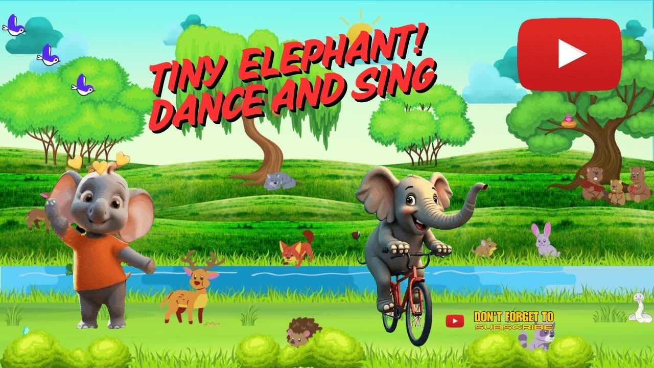 Tiny Elephant Dance and sing | Nursery Rhymes | #tinythinkerstv - YouTube