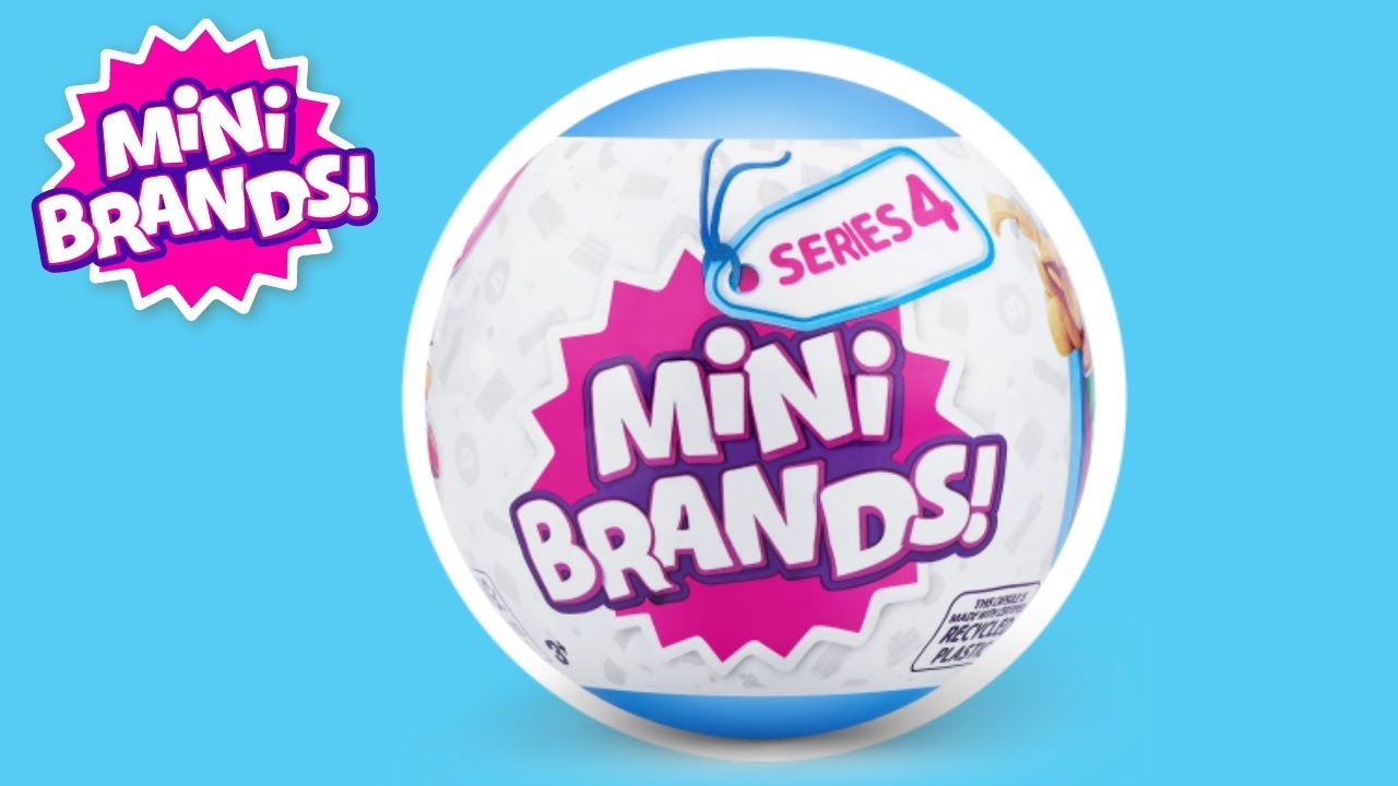 UNBOXING Mini Brands SERIES 4!! Zuru 5 Surprise Toy Blind Bag Opening ...