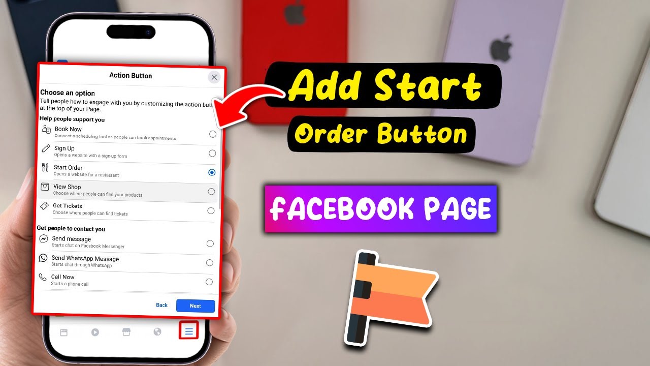 How To Add Start Order Button To Facebook Page - Full Guide - YouTube
