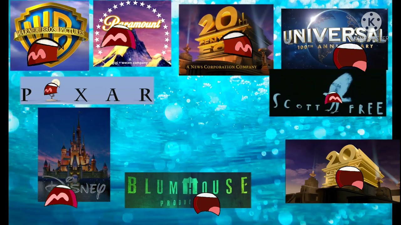 TCF 20th Century Fox Paramount Universal Warner Bros Pixar Disney Scott ...