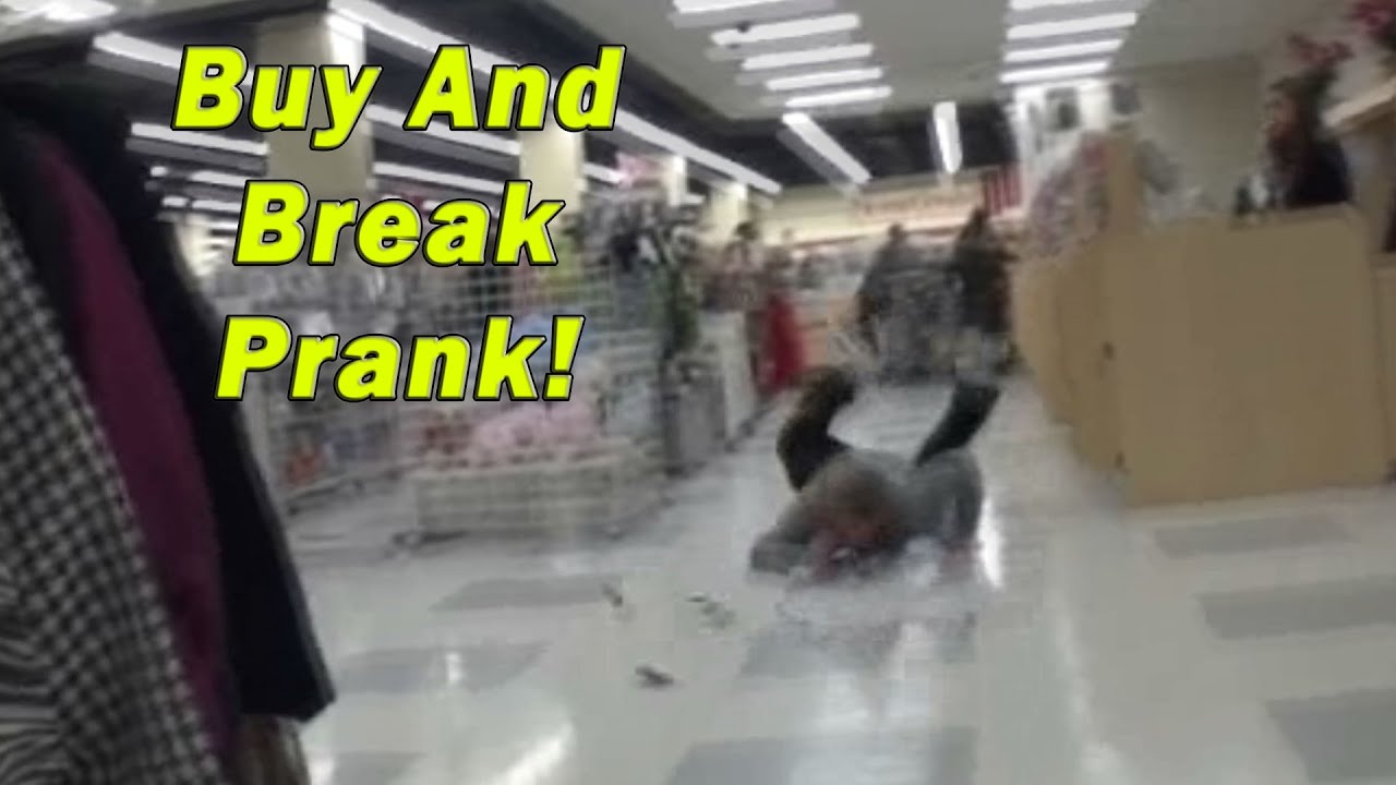 'Buy and Break' Public Prank - YouTube