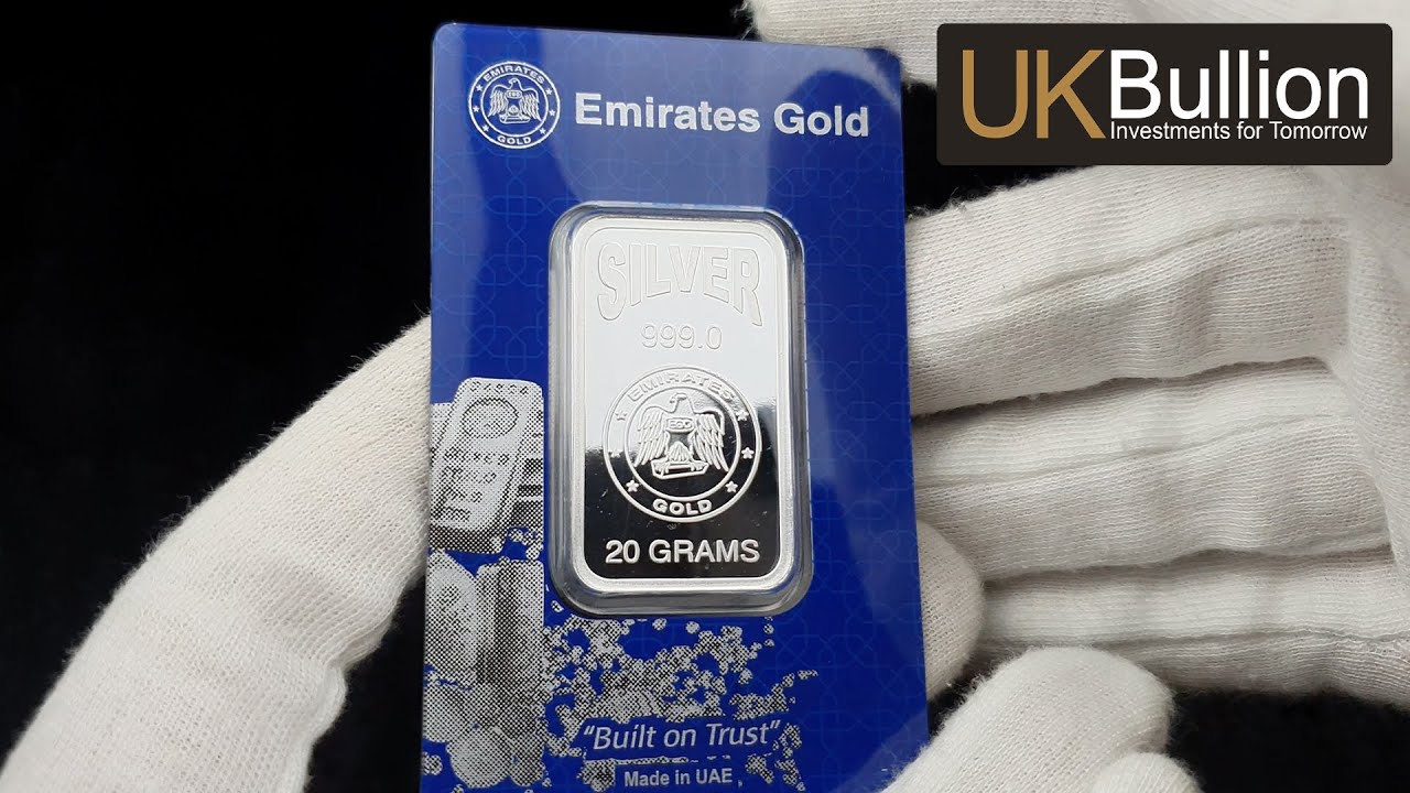 20g Emirates Silver Bar In Certified Blister I Buy Now - YouTube