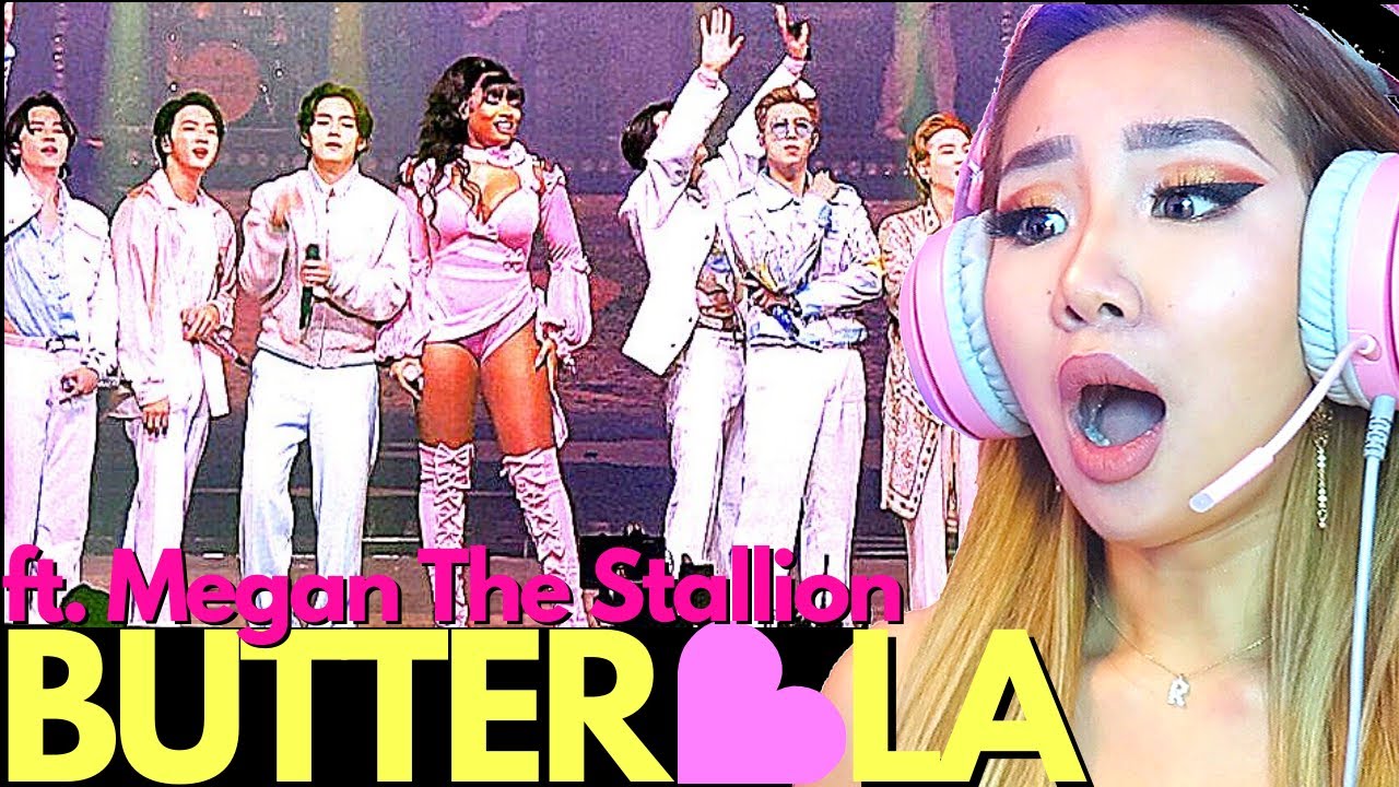 THEIR FIRST LIVE TOGETHER!💗 BTS 'BUTTER' ft Megan The Stallion @ PTD on ...