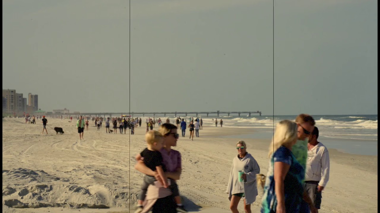 Jacksonville Beach Florida opens Beaches during Corona Virus - YouTube