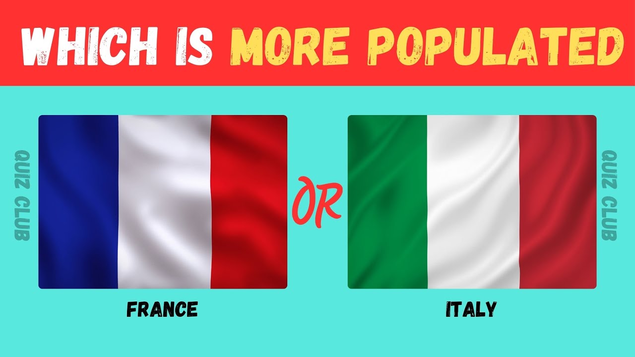 Guess the Bigger Country by Population | Geography Country Quiz - YouTube