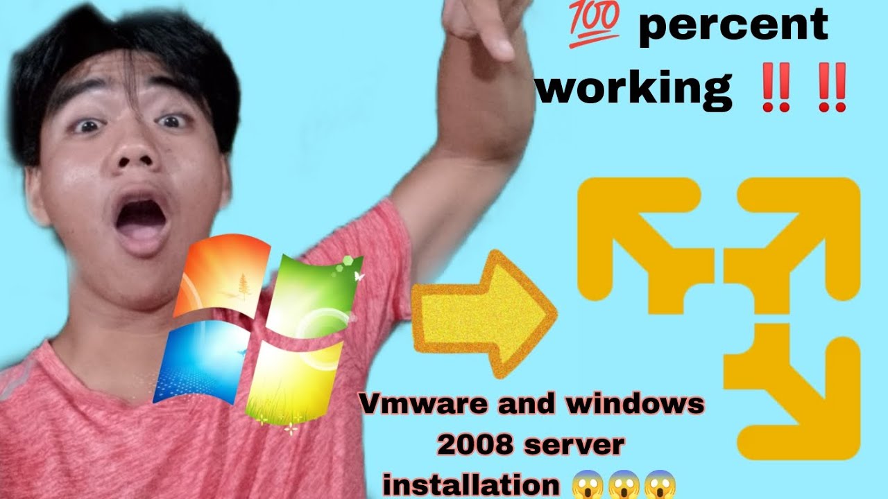 VMware installation and Windows 2008 server installation in the VMware ...
