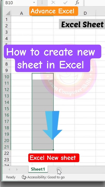 excel me new sheet kaise banaye || how to create new sheet in excel # ...