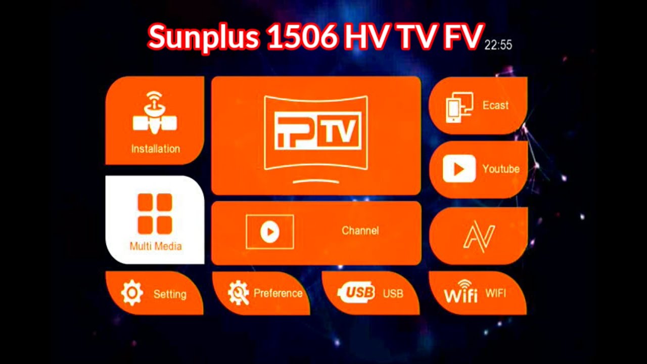 Sunplus 1506 tv hv fv 🆕 Software 2024 - YouTube