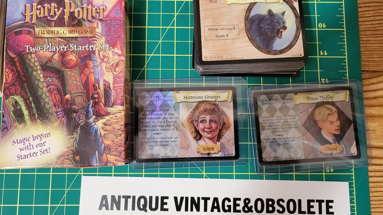 Harry Potter Trading Card Game TCG Two-Player Starter Set - YouTube