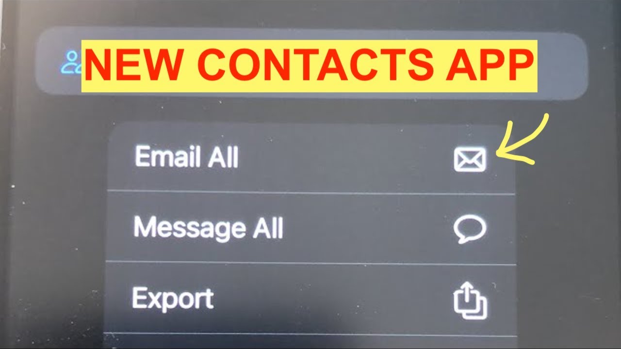 Top 3 iOS 16 Contacts App Features You Need To Know - YouTube