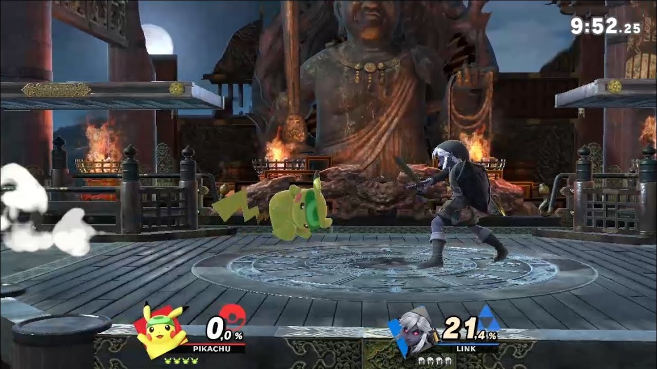 PIKACHU VS TOON LINK, SUPER SMASH BROS ULTIMATE - UN COMBATE MUY ...