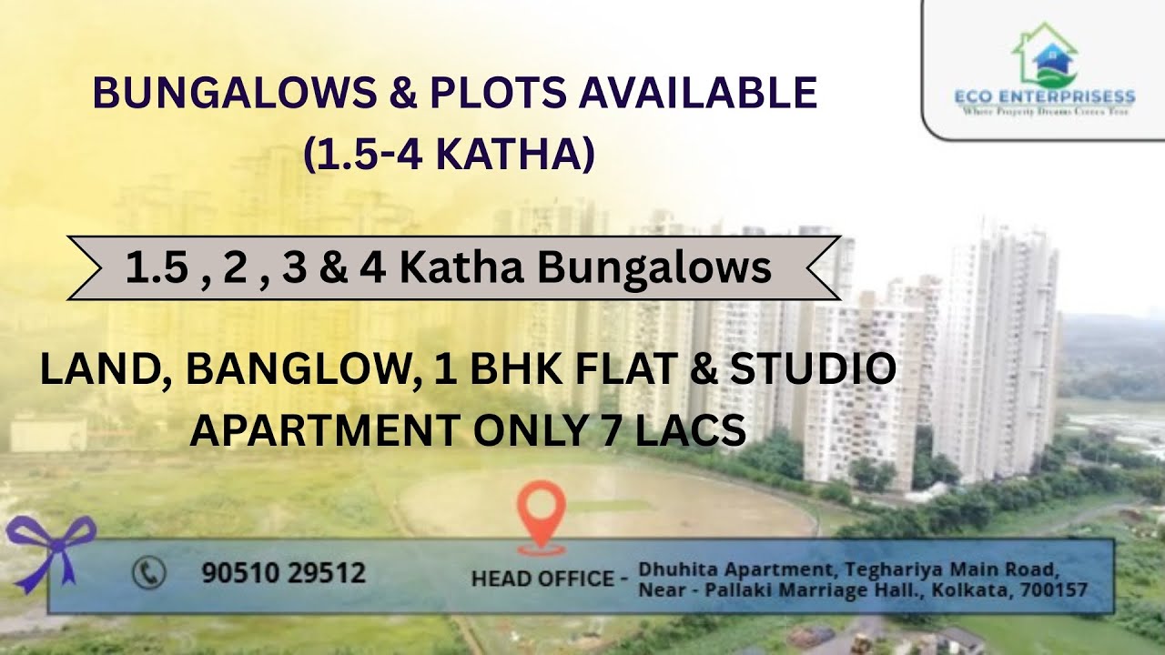 ECO ENTERPRISESS | New Royal Enclave, New Town | Bungalows & Plots for ...