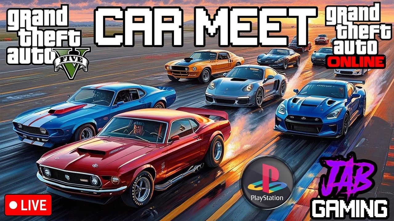 🏎️💨 CAR MEET & DRAG RACING🔥 RP👔 & CRUISING🏎️💨 NEW DLC CARS 🚗 *PS5 ...