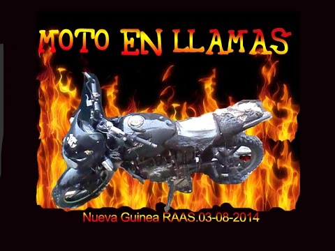 Moto en Llamas en Nueva Guinea, RAAS, Nicaragua - YouTube